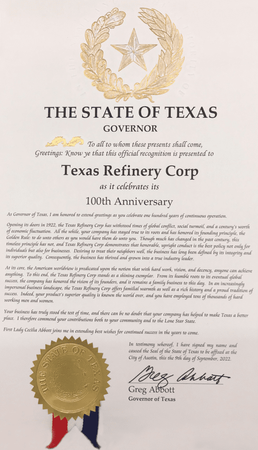 Governor Greg Abbott Recognizes TRC's 100th Anniversary - Texas ...